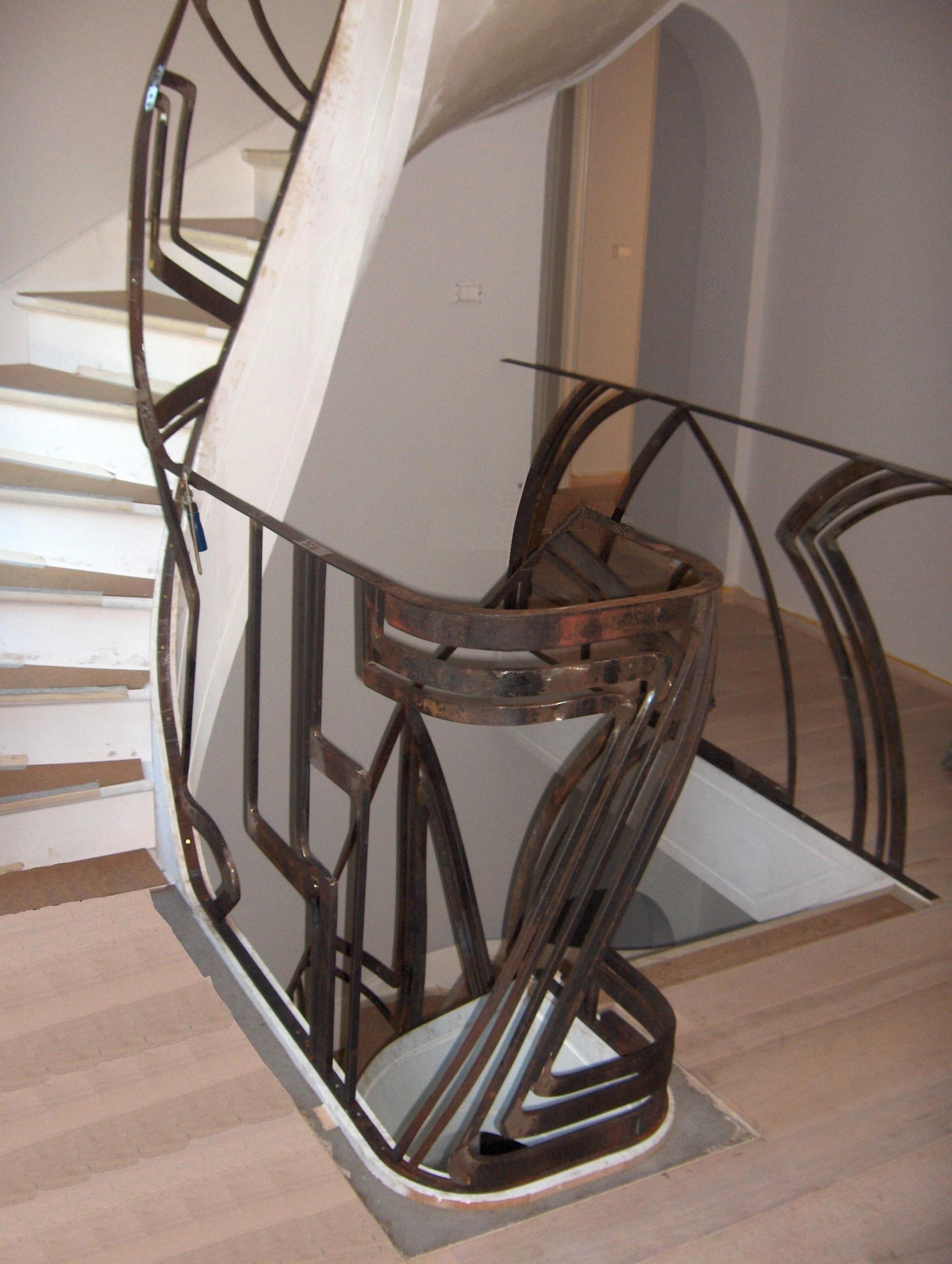 Kunstsmid: Creaties - Z-trapleuning